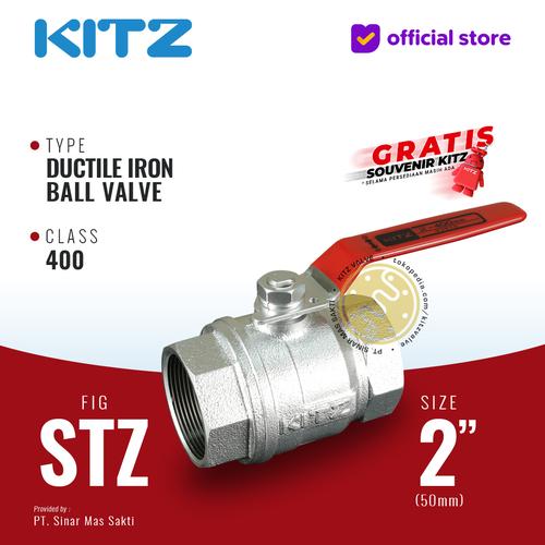 Promo KITZ Ductile Ball Valve Fig. 400 STZ , 2" - 50A - 50mm , Drat Screw Cicil 0% 3x - Jakarta ...