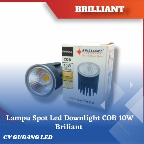 Jual Lampu Spot LED / Downlight Spotlight COB 10W Brilliant - 3000K ...