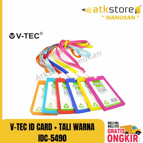 Promo V-Tec Id Card + Tali Warna IDC-5490 - Kuning - Kota Surabaya ...