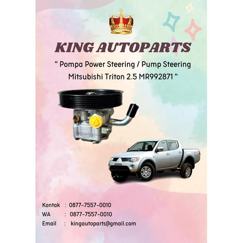 Jual Pompa Power Steering / Pump Steering Mitsubishi Triton 2.5 ...