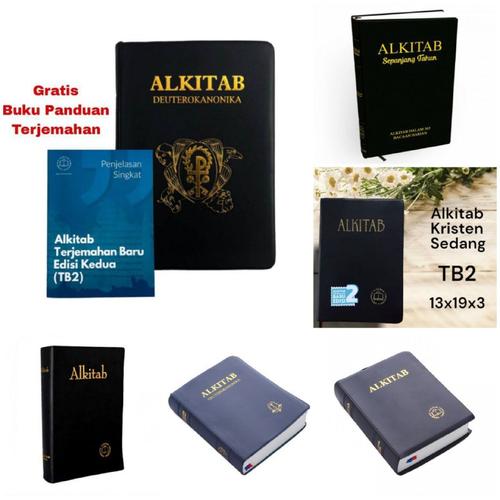 Jual Aneka Alkitab Katolik Deuterokanonika Kristen Protestan Sampul ...
