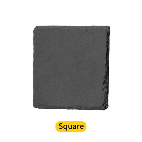 Jual Tatakan Gelas Batu Natural Stone Slate Coaster Persegi / Lingkaran ...