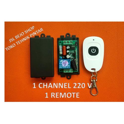 Jual Remote Control Relay AC 220 V 1 CH - 1 REMOTE - Kab. Bekasi - TOKO ...