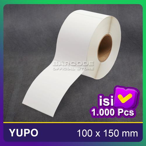 Jual Label Barcode Yupo 100x150 mm Label Stiker 100 x 150 A6 Core 3 ...
