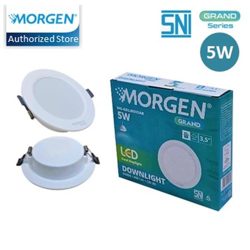 Promo MORGEN LED Panel Grand 5W SNI Lampu Downlight IB Inbow 5 Watt ...
