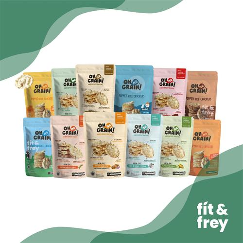 Jual OH MA GRAIN 50g Popped Rice Crackers - Keripik Beras Organic No ...