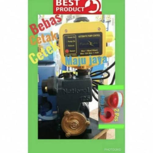 Jual Pompa Air Pendorong National Booster Pump + Automatic Pressure ...