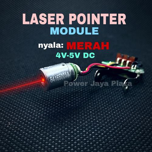 Jual Laser Pointer DC 4V - 5V nyala MERAH - Kota Bandung - Power ...