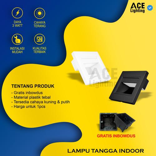 Jual Lampu LED Tembok Anak Tangga Dinding Step Light inbow tanam Wall ...