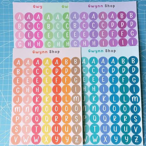 Jual Stiker Angka | Stiker Angka Aesthetic | Stiker Journal | Series 2 ...