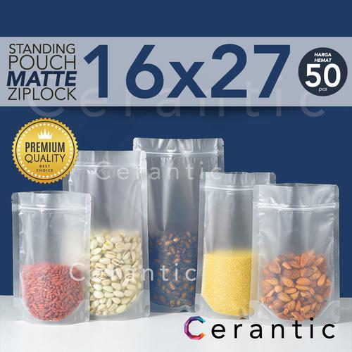 Jual Plastik Klip MATTE DOFF / FROSTED Standing Pouch Macam-macam ...