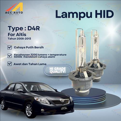 Jual Bola Lampu HID Toyota Altis 08-13 OEM D2R 35W HeadLight 6000k ...