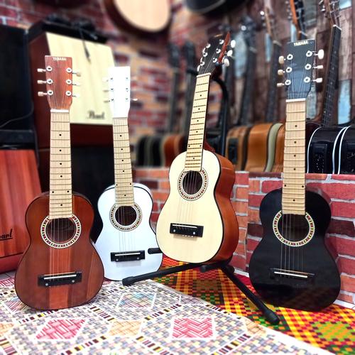 Jual Gitarlele Gitar Mini Akustik Senar 6 (Bonus Pik) - Putih, Tnp ...