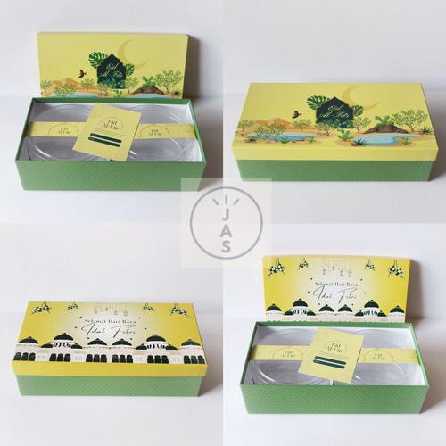 Jual JASBOX Box kue lebaran 30x15x8cm / hampers lebaran / premium hard ...
