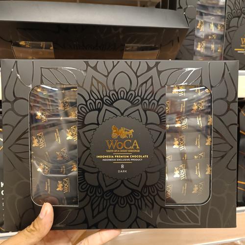 Jual Woca Chocolate Dark Wafer Premium 20 Gram - BOX (8pcX20Gr) - Kota ...