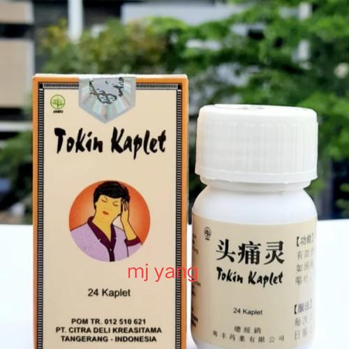 Jual Tokin Kaplet obat sakit kepala - masuk angin -migrain -vertigo ...