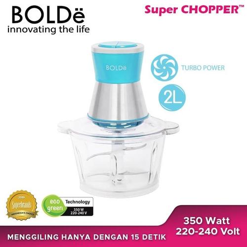 Jual BOLDe - Super Food Chopper 2 Liter 350 Watt 2 SPEEDS 2 BLADES ...