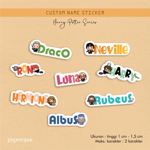 Jual Sticker nama lucu boy series stiker label nama minecraft minion 36 ...