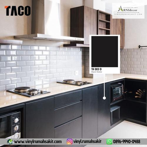Jual TACO HPL Solid Matte TH 003 D - Black Dove [No Sticker] - Jakarta ...