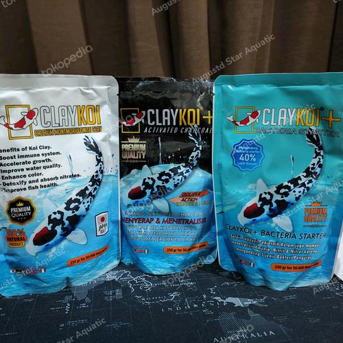 Jual Clay Koi Calcium Montmorillonite Clay Penjernih Air Kolam Ikan ...