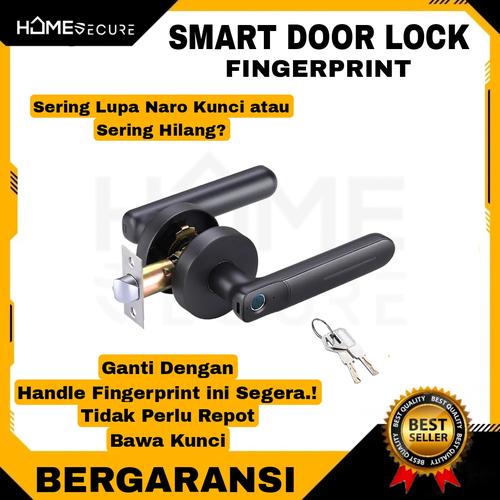 Jual Smart Door Lock / Handle Pintu Fingerprint / Kunci Pintu Sidik ...