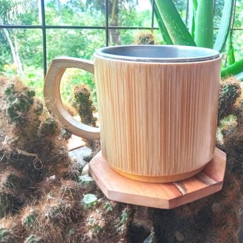 Jual Cangkir Bambu Stainless Besar 200ml Gelas Cangkir OBG Cocok Buat ...