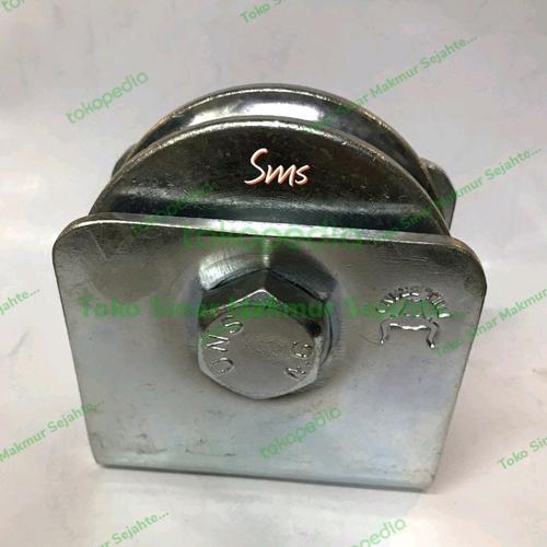 Jual roda pagar besi 4 inch heavyduty / roda gerbang 4 inch - siku ...