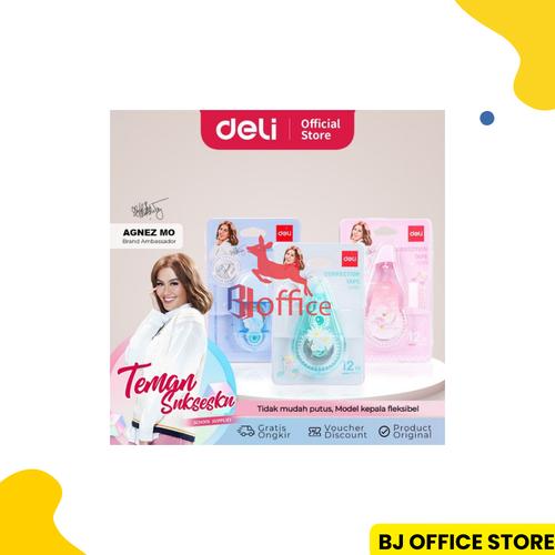Jual Correction Tape Deli / Tipe-X 12mx5mm Warna - CH398 CH397 CH396 ...