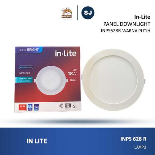 Jual LAMPU PANEL LED DOWNLIGHT BULAT IN-LITE INLITE 18 WATT INBOW ...