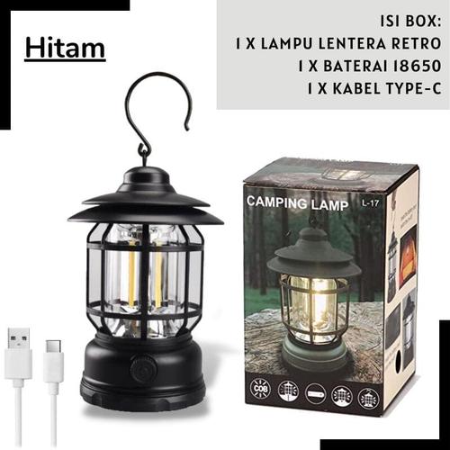 Jual Lampu Lentera LED / Canping Lamp 3 COB Lampu Tenda Camping Tent LED - Hitam - Jakarta Utara ...