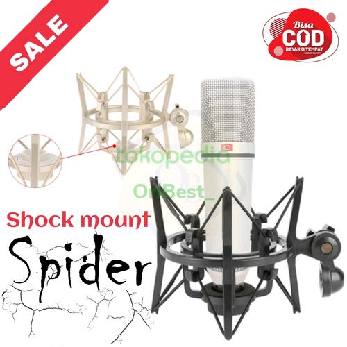 Jual Spider shockmount ABS microphone condensor - dudukan mic anti ...
