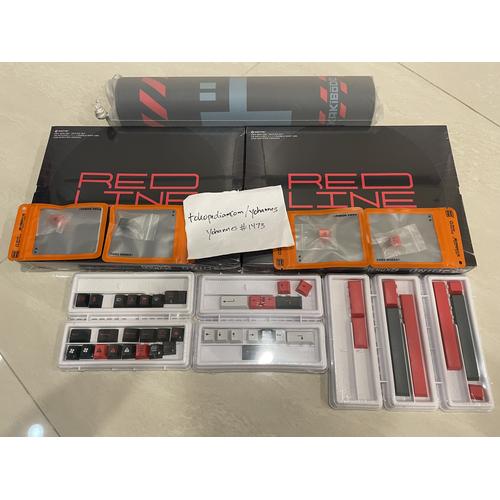 Jual GMK Redline / RAMA Artisans / Deskmat for Mechanical Keyboard ...