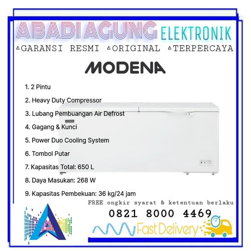 Jual MODENA MD65W - CHEST FREEZER 650L MODENA MD 65 W - Kota Tangerang ...