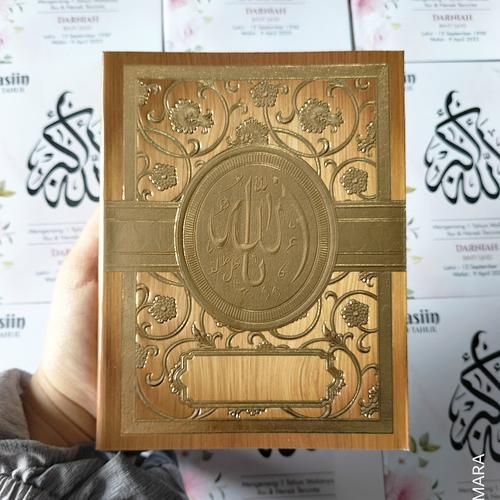 Jual Cetak Buku yasin dan tahlil custom foto lengkap cover embos ...