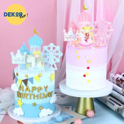 Jual Topper Istana Anak, Topper Castle Anak, Hiasan Kue Istana Set ...