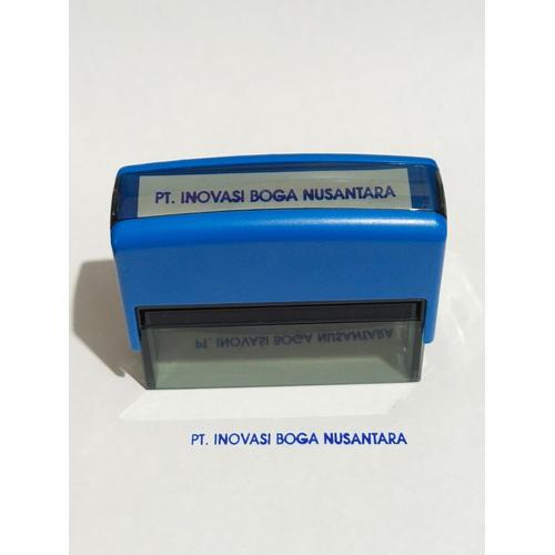 Jual Stempel Shiny / Custom Siap Pake / Self Inking Stamp - 1 x 7 cm ...