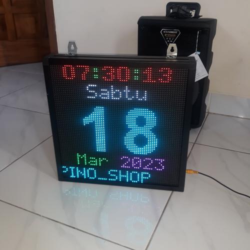 Jual jam kalender digital 32X32 CM sudah jadi - Kab. Bandung - pino ...