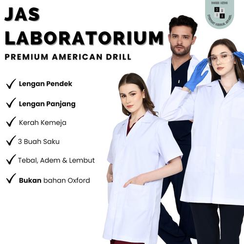 Jual Jas Lab / Jas Laboratorium / Jas Praktikum (Premium American Drill ...