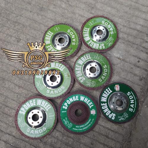 Jual batu gerinda poles SANDS sponge wheel mata gerinda bulat PVA 4 ...