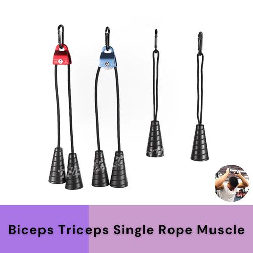 Jual Biceps Triceps Pulley Single Peeded Rope Muscle Fitness Gym ...