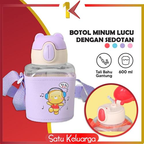 Promo SK-C469 Botol Minum Anak Karakter 600ML Tempat Minum Anak TK Lucu ...