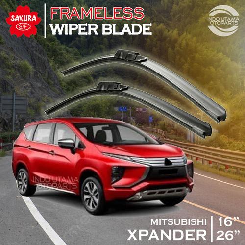 Promo Wiper Frameless Mitsubishi Xpander Karet Kaca Mobil SAKURA ...