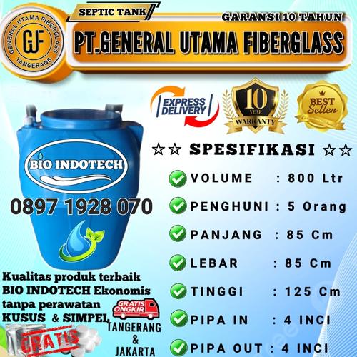 Jual septictank, 800 liter, BioMas, BioChan, BioTech, BioFilter, No.1 ...