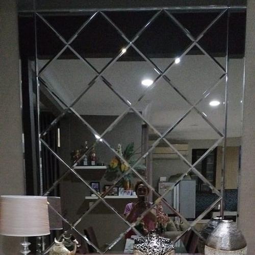 Jual Kaca cermin eurogrey 5 mm model wajik ketupat dekorasi - Jakarta ...