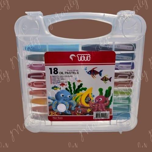 Jual CRAYON TITI 18 WARNA/OIL PASTEL TITI 18 WARNA - Kab. Bogor ...