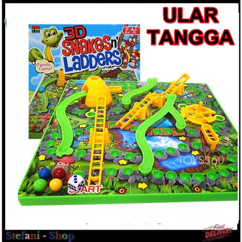Jual Mainan Anak Board Game Ular Tangga 3D Snake Ladder - Jakarta Utara ...