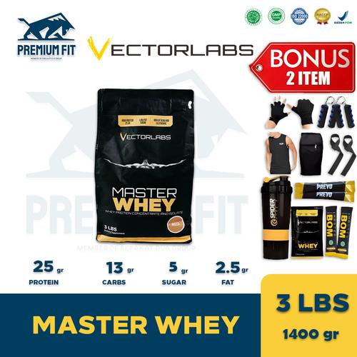 Jual Vectorlabs Master Whey Susu Whey Protein 3 LBS Isolate Concentrate ...
