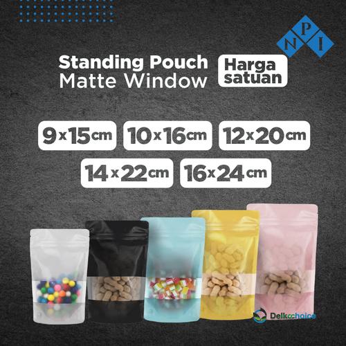 Jual Standing Pouch Matte Varian Window Colour Premium Packaging ...