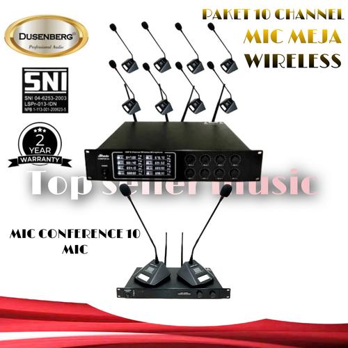 Promo PAKET MIC MEJA CONFERENCE DUSENBERG 10 MIC CONFER PREMIUM SERIAL ...