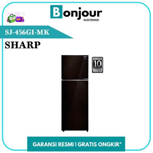 Promo SHARP SJ-456GI-MK INVERTER KULKAS SHARP 2 PINTU SJ 456GI MK 352 LITER Cicil 0% 3x - Kota ...